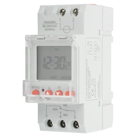 Timer Switch, Smart Battery Powered 24hrs Digital Analogue Timer Switch ...