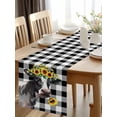 Burlap Table Runner 90 Inches Long, Farm Cow with Sunflower Non-Slip ...