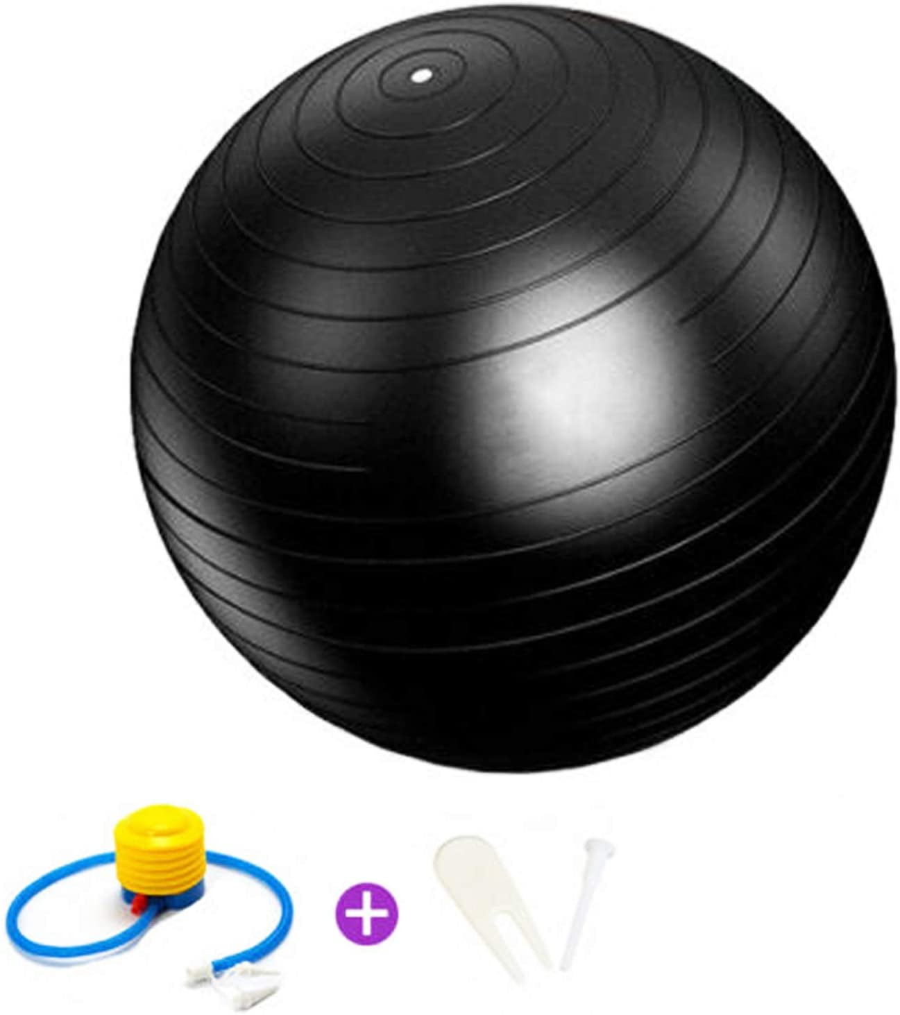 95cm Exercise Ball with Pump, Unbranded Anti-Burst Slip Resistant Yoga ...