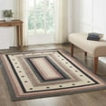 VHC Brands Colonial Star Rug with PVC Pad, Jute Blend, Rectangle, Tan ...