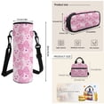 Bulopur Pink Leopard Bow Print Kids Backpack Set 4 Pcs Waterproof ...