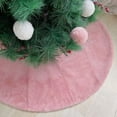 XIBUFE 2026 New Pink Sequin Christmas Tree Skirt Plush Soft Tree Mat 20 ...
