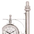 Alluring Metal Table Clock, Chrome Silver - Walmart.com