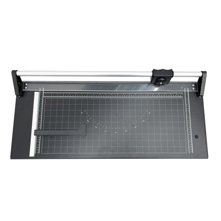 24'' Rotary Paper Cutter Manual Guillotine Paper Trimmer with Magnetic ...