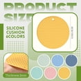 6 Pack Silicone Trivets Mat, Hot Pad Mat, Pot Holder, Silicone Hot Pad ...