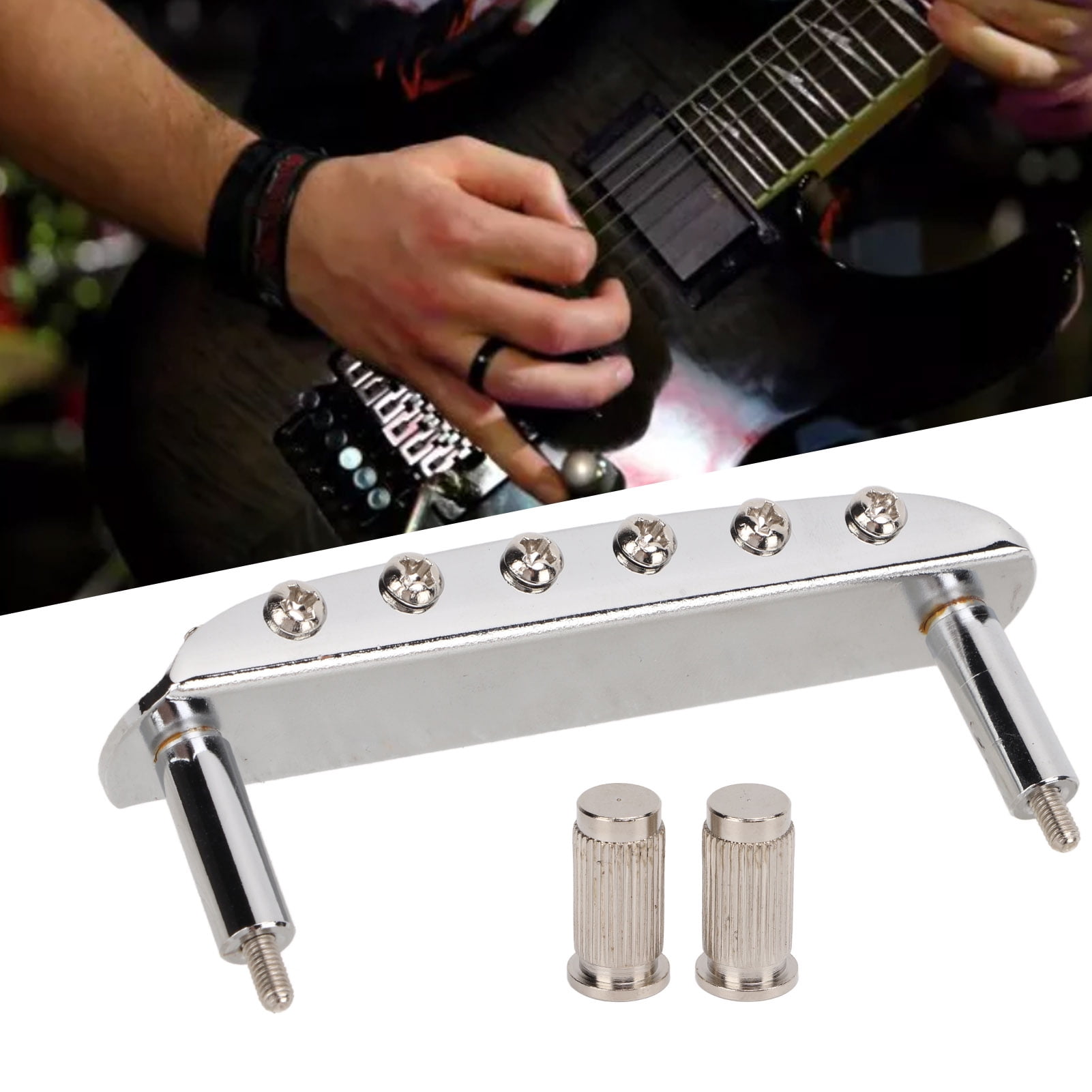 Buy Electric Guitar Bridge, Guitars Tailpiece Firm Fixing For ...