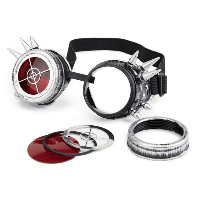 LELINTA Barbed Wire Led Light Steampunk Goggles Rainbow Kaleidoscope ...