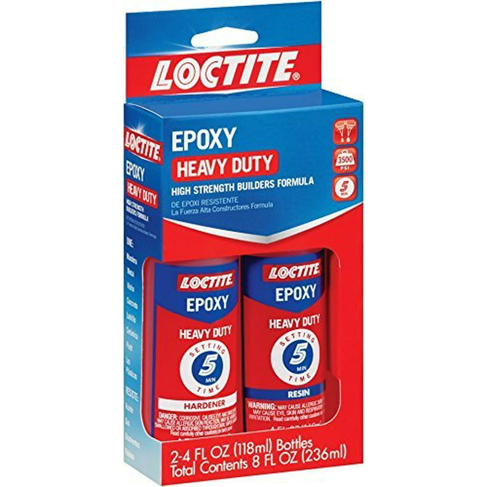 Loctite 1365736-6 Heavy Duty Epoxy Quick Set, 8 fl. oz. per Pack (Case ...