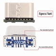 5PCS C Female Adapter Type C Female Jack 5PIN SMD SMT Type-C Socket ...