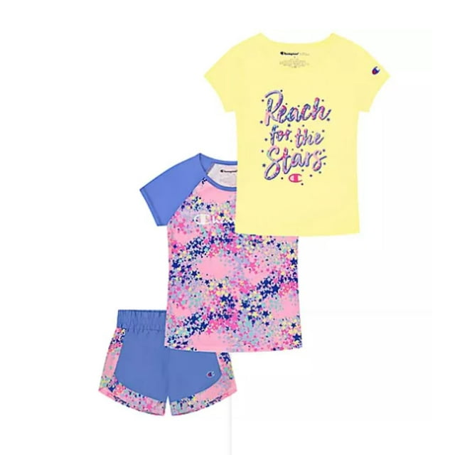 Champion Girls' 3 Piece Toddler Active Set - Walmart.com