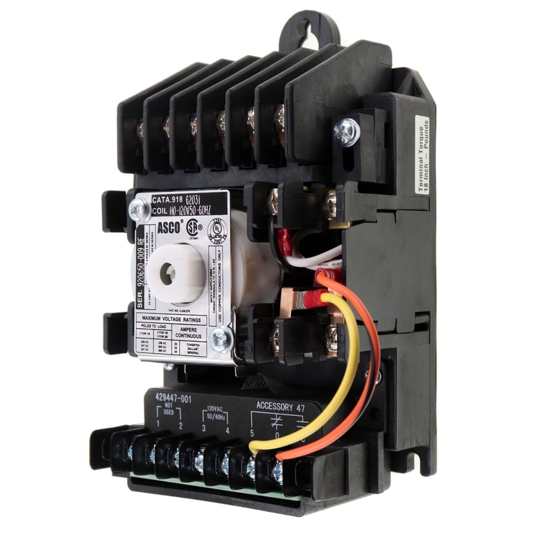 Asco 6 Pole Lighting Contactor | Shelly Lighting