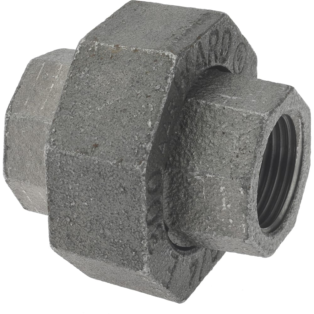 5 Pack Union: 3/4" Malleable Iron, Black Finish, Class 300 - Walmart.com