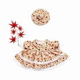 Maple Leaf Floral Dress Outfit Set, Lace Trim Costume for Porch Goose ...