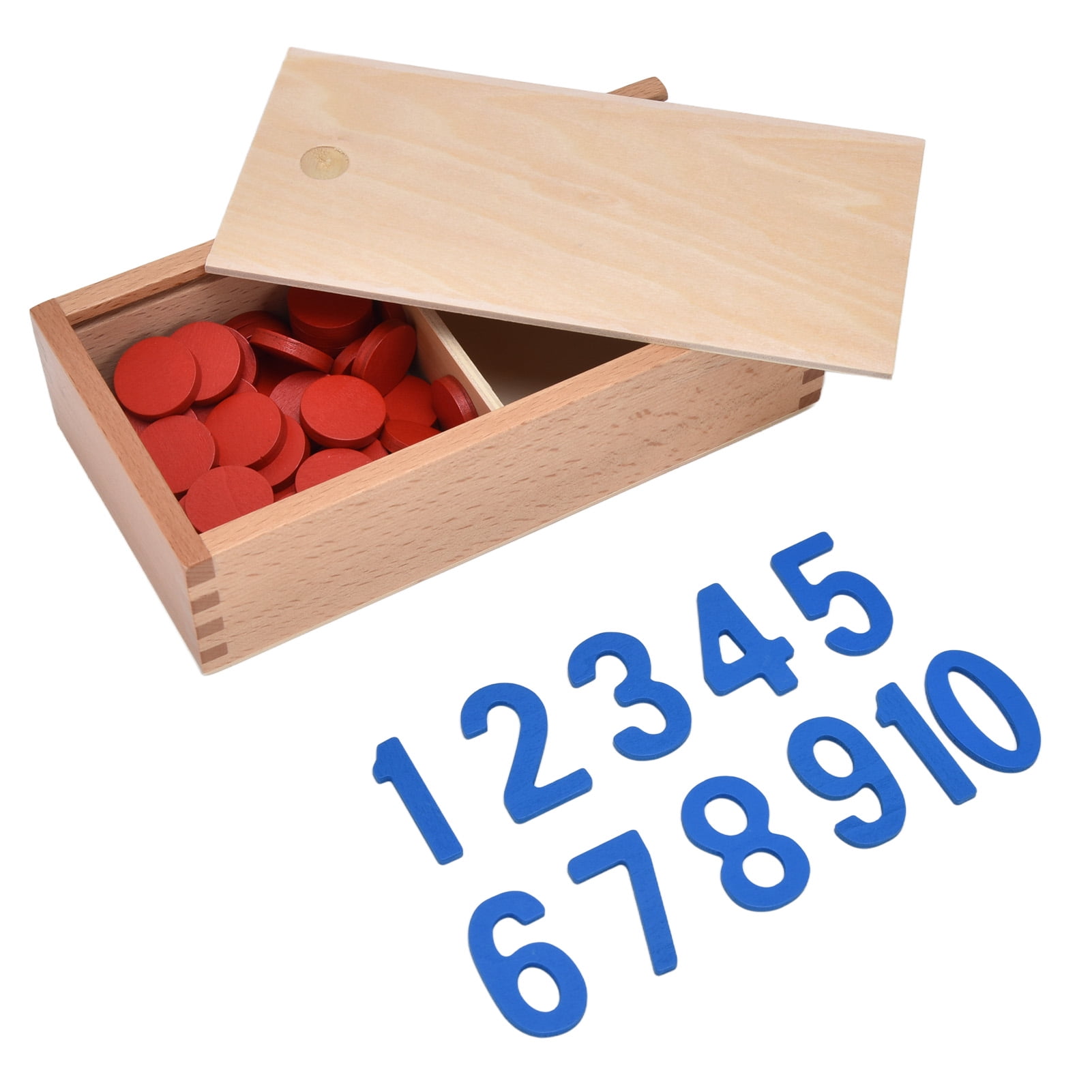 Numbers And Chips Teaching Aids Montessori Mathematics Math Teach Aids ...