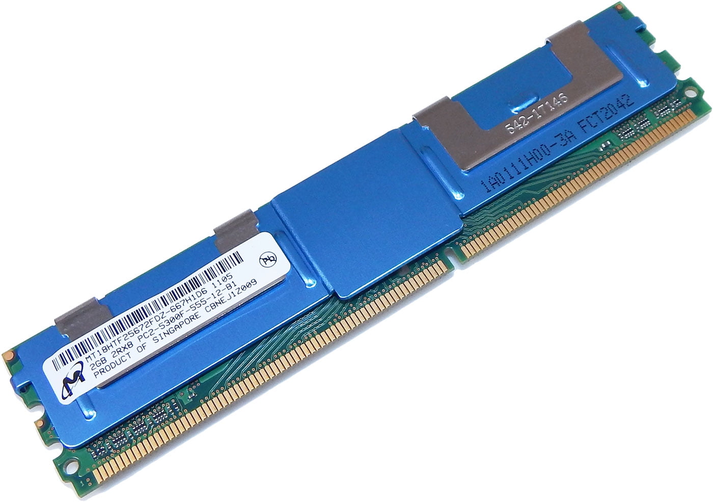 HP 2GB PC2-5300F DDR2 Fully Buff ECC Memory 649995-001 MT18HTF25672FDZ ...