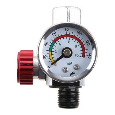 Airbrush Compressor AIR PRESSURE REGULATOR Gauge Water Trap Moisture ...