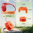 20 Pack WA0010 Replacement Line Spool Compatible with Worx Trimmer, 0. ...