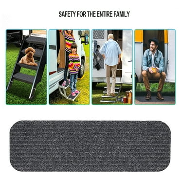 Durable UV Resistant RV Step Covers Rug, 4 Pack Non-Slip Stair Covers ...