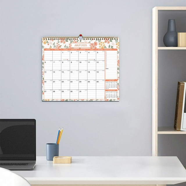 2025-2026 Wall Calendar | 18-Month English Calendar July 2025-Dec 2026 ...