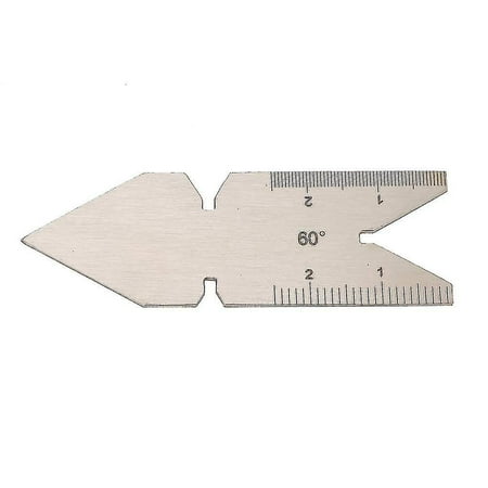 Center Fishtail Gauge Stainless Steel Thread Pitch Gauge Cutting Angle ...