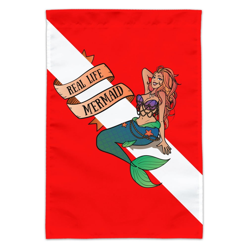 Sexy Mermaid Diving Flag Garden Yard Flag - Walmart.com