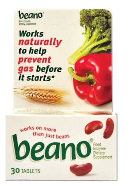 Beano - Gas Relief - 300 GALU Strength Tablet - 1 Bottle - 30/Bottle ...