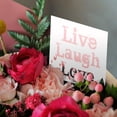 3drose, Live, Laugh, Love Pink Butterflies- Inspirational Words, 6 ...