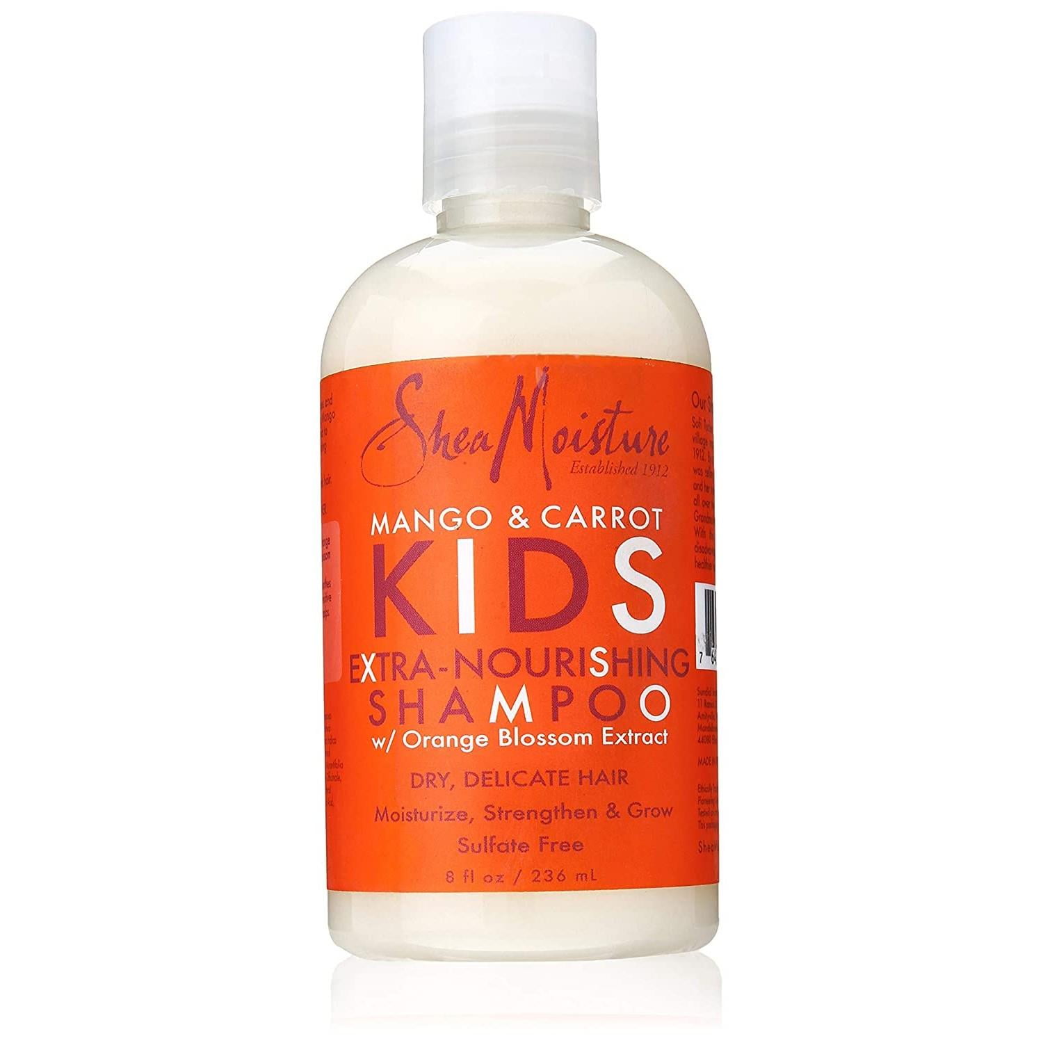 Shea Moisture Mango & Carrot Kids Extra Nourishing Shampoo 8 Oz ...