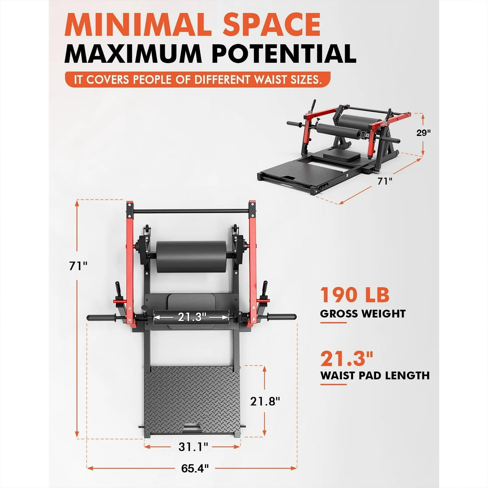 Syedee Glute Bridge & Hip Thrust Machine, 800LBS Nepal | Ubuy