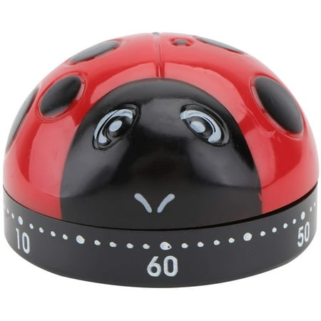 Ladybug Kitchen Timer Adorable Novelty Mechanical Rotating Countdown ...