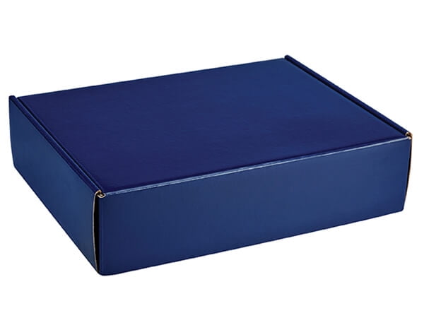 Pack of 6, Navy Blue Gourmet Shipping Box, 11.5x9x3" for Christmas ...