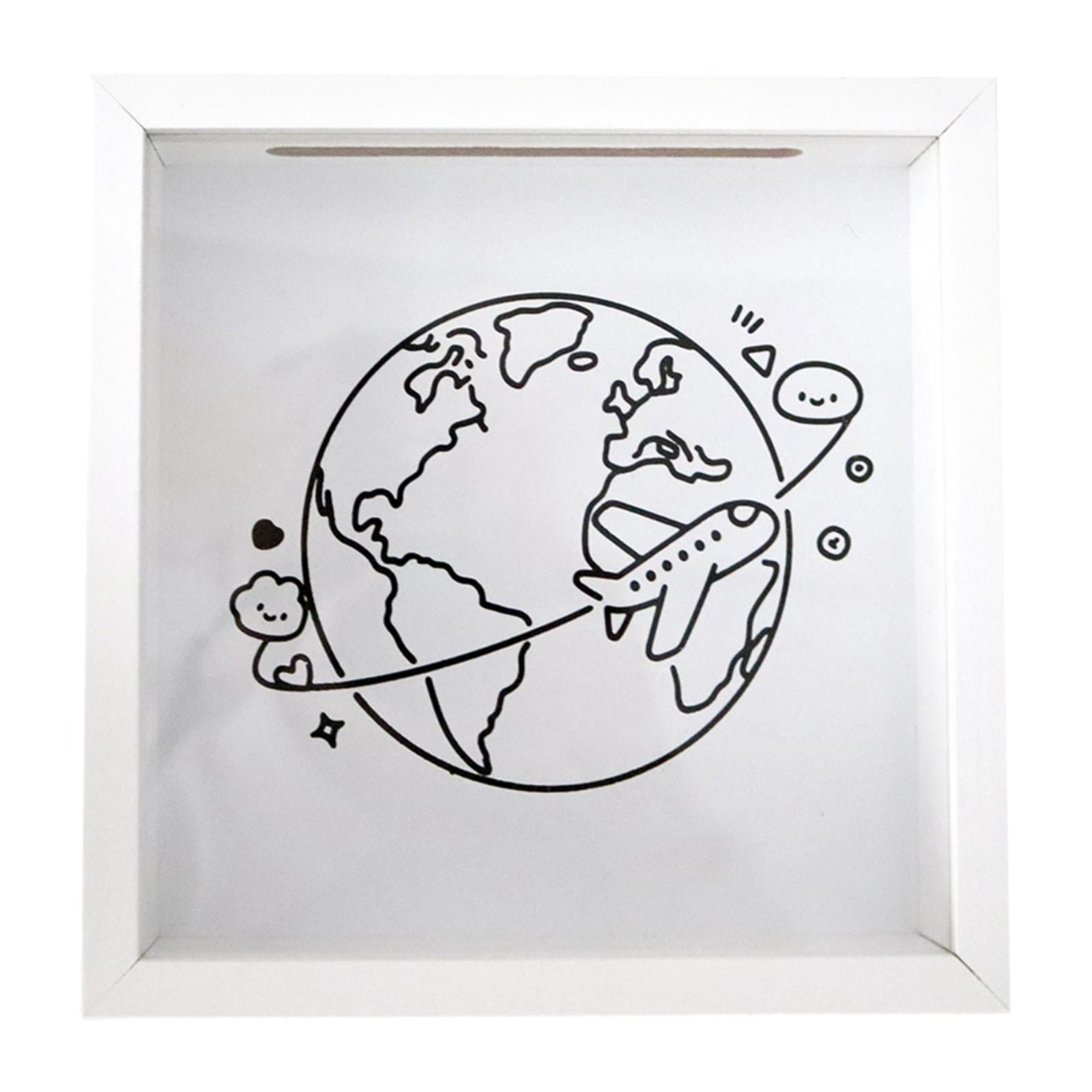 Siruishop Shadow Box Compact Sturdy Display Case for Concert Stub Photo ...