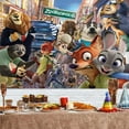 Zootopia Backdrop Banner Party Supplies Poster Movie Theme Background ...