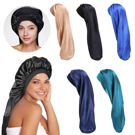 Night Sleep Cap Sleeping Head Cover For Women Girl Sleeping Shower Caps ...