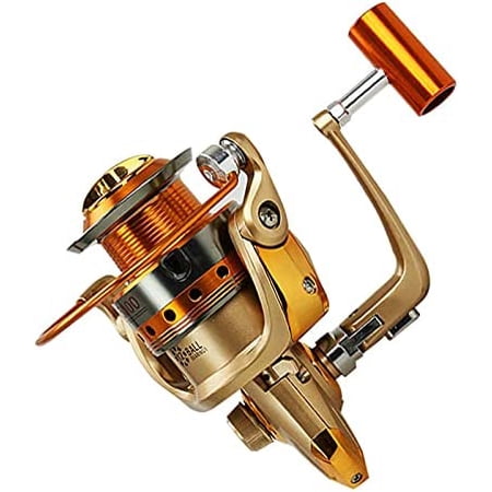 Full Metal Wire Cups 12 BB Rotary Reels Fishing Reels All Metal Rocker ...