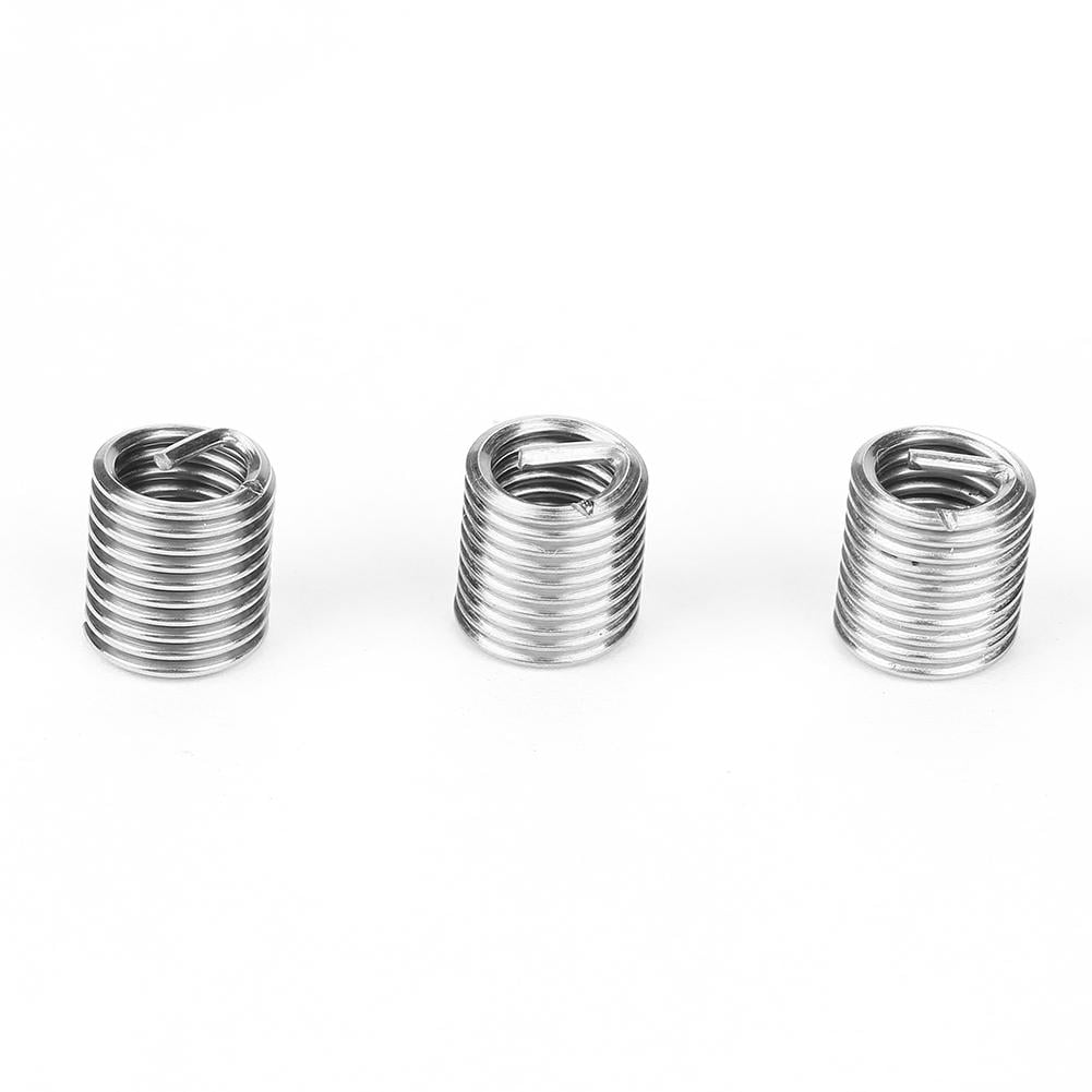 Kritne 100pcs M6 Stainless Steel SS304 Coiled Wire Helical Screw Thread ...