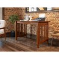 Mission Writing Desk in Walnut or Caramel - Walmart.com