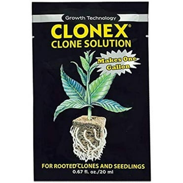 Clonex HGC726011 Hydroponic Growth System, Root Propagation Starter, Plant Food, Quart, Brown/A ...