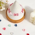 1 Set 108Pcs 9 Colors Transparent Glass Beads Sets Heart Mixed Color 9. ...