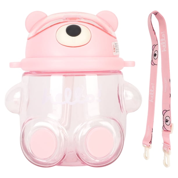 Oubit Bear Bottlewith Straw,700ml Bear Water Bottle Water Bottles Bear ...