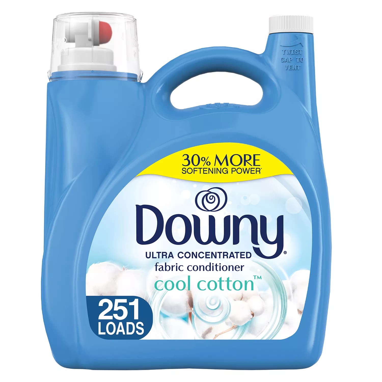 Downy Liquid Fabric Softener and Conditioner, Cool Cotton, 170 Fl Oz ...