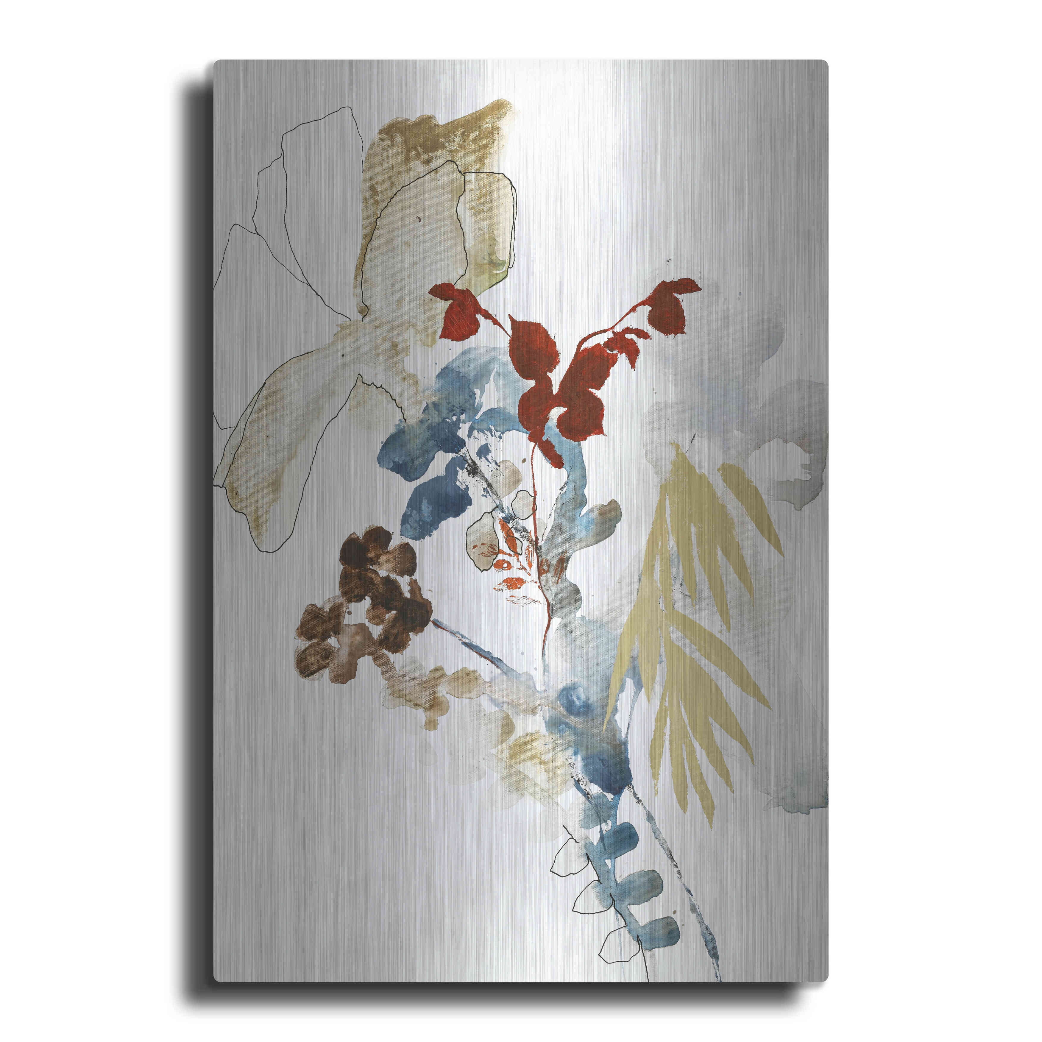 Luxe Metal Art 'Weightless 2' by Design Fabrikken, Metal Wall Art, 24 ...