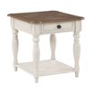 Magnolia Manor European Design White End Table for Wood Living Room ...