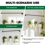 Bamworld L-Shaped Hanging Planters for Indoor Plants Plant Hanger for ...