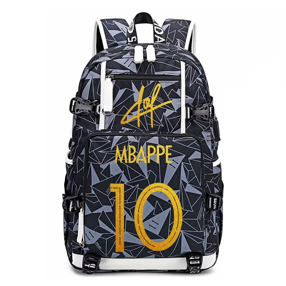 Soccer Player K-Mbappe- Multifunction Backpack Travel Taptop Daypack ...