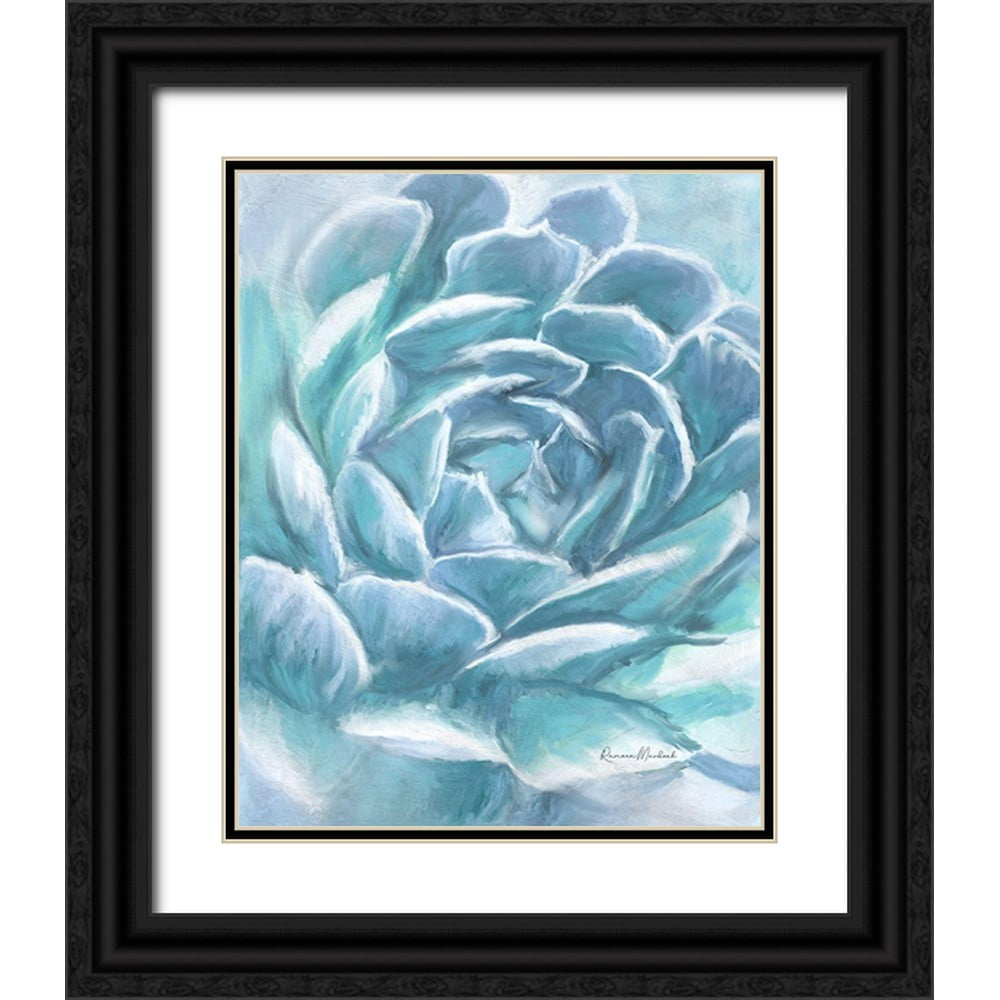 Murdock, Ramona 20x24 Black Ornate Wood Framed with Double Matting ...