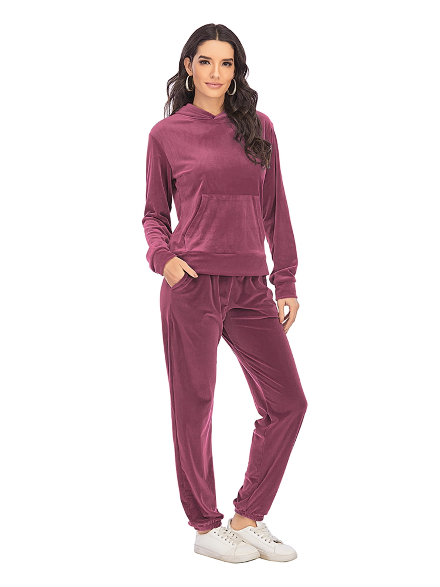 Tinglu Tracksuit Womens 2 Pieces Joggers Outfits Sweatsuits Set Sports ...