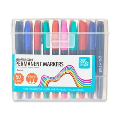 Sharpie Permanent Markers, Fine Point, Assorted Colors, 12 Count ...