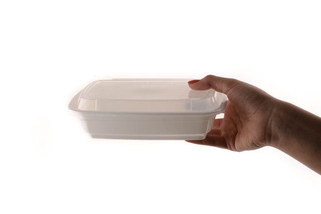 [600 Pack] 38oz Meal Prep Containers White Rectangle Container with ...