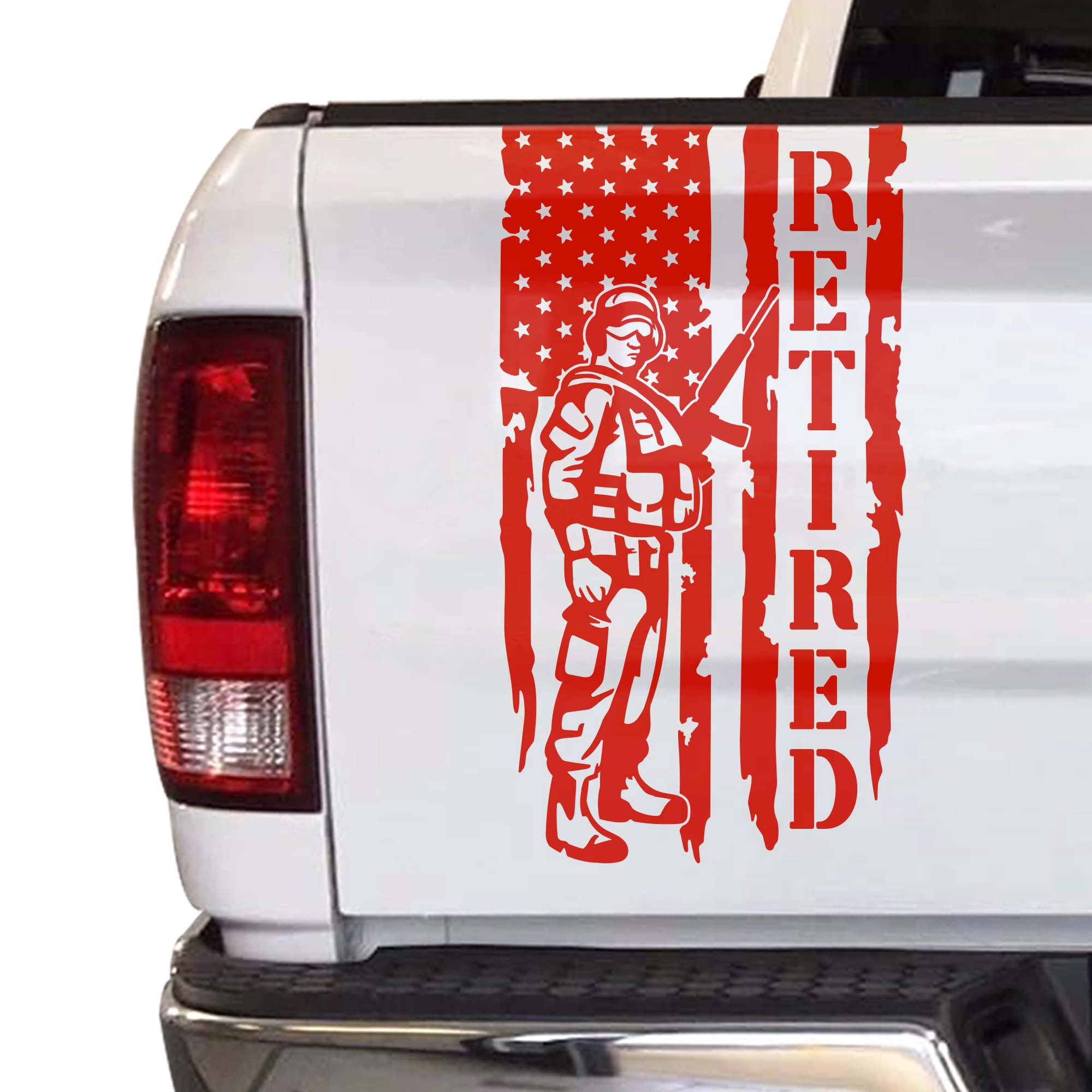 Retired Soldier Enlisted Man Veteran U.S. Army USAF USMC Distressed ...